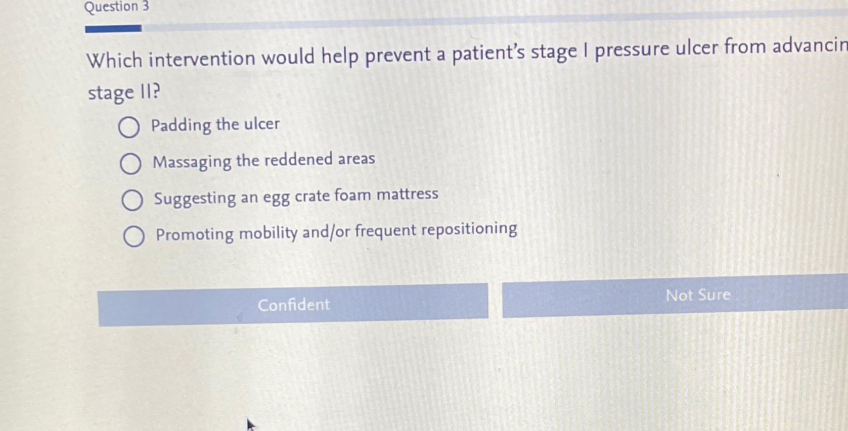 Solved Question 3Which intervention would help prevent a | Chegg.com