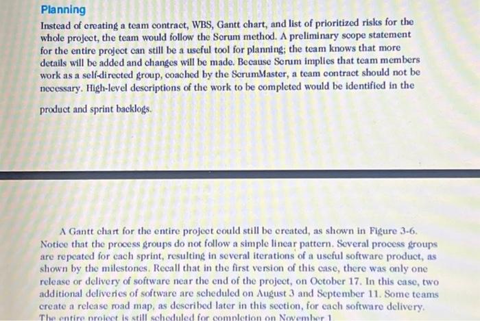 Solved Assignment # 1: Predictive Approach and Agile | Chegg.com