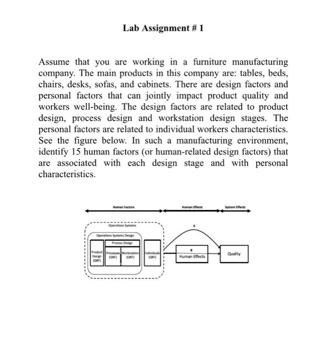 Solved Lab Assignment #1 Assume that you are working in a | Chegg.com