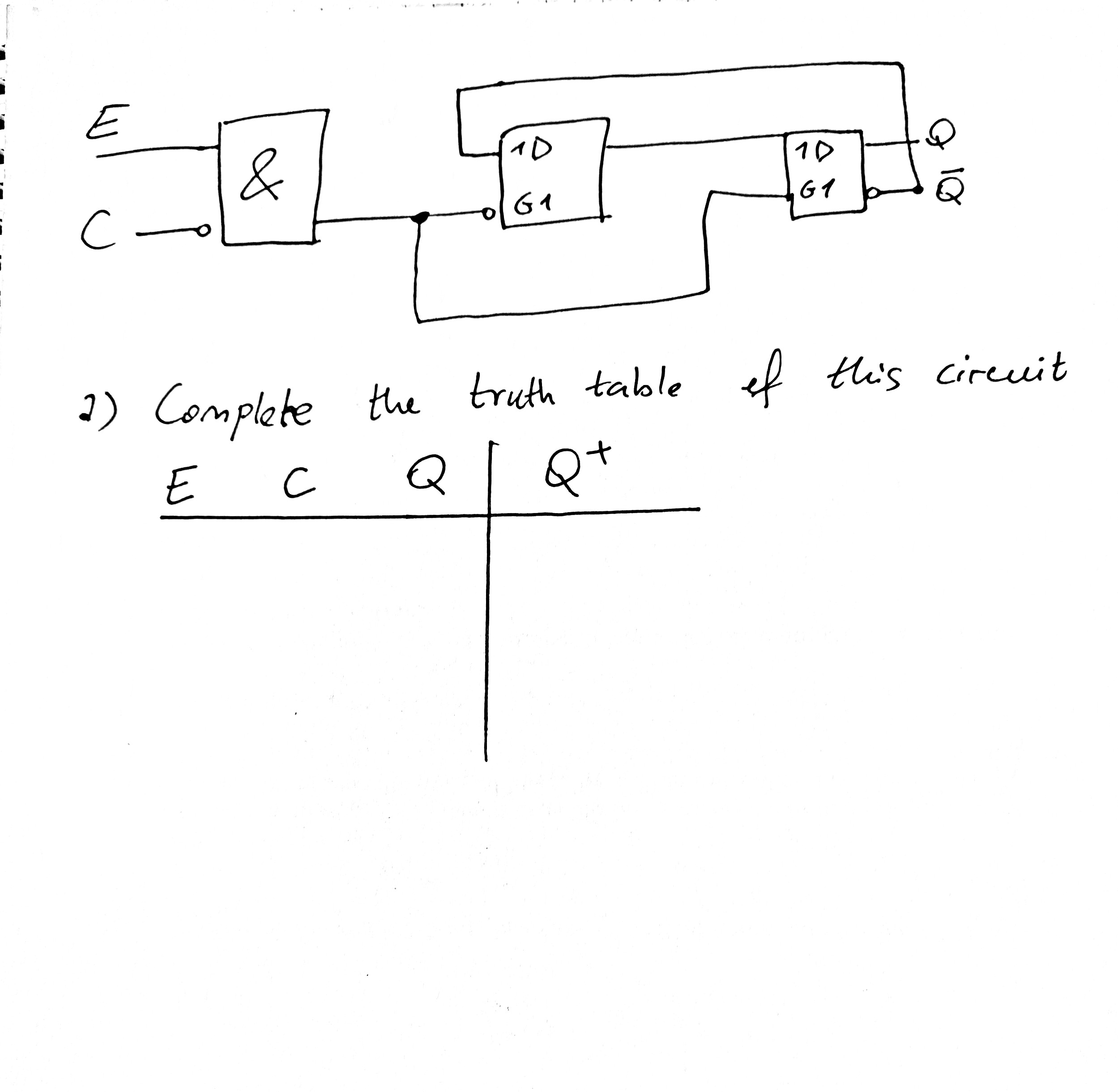 Solved Given is the following circuit containing an AND gate | Chegg.com