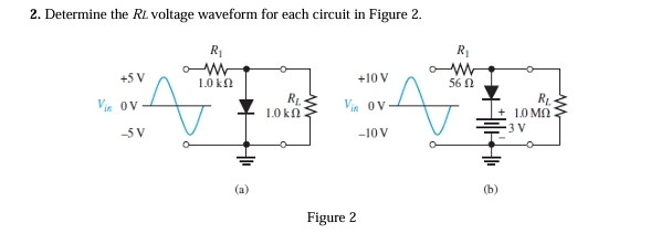 Solved Determine the RL ﻿voltage waveform for each circuit | Chegg.com