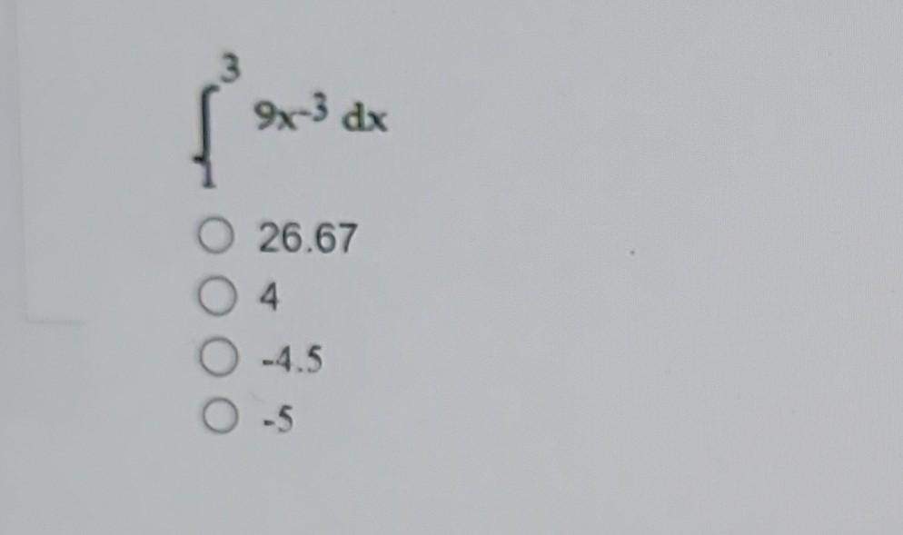 Solved {9x−3dx26.67 | Chegg.com