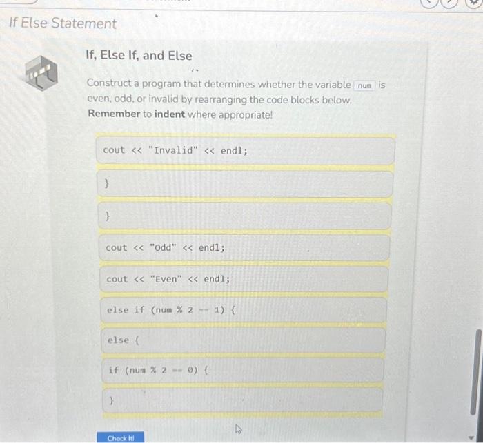 Solved If Else If And Else Construct A Program That 3086