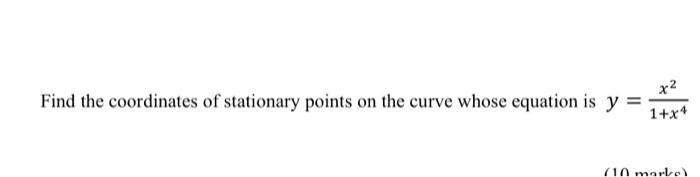 Solved Find the coordinates of stationary points on the | Chegg.com