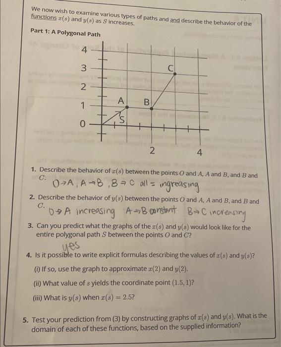 Solved We now wish to examine various types of paths and and | Chegg.com