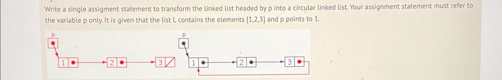 Solved Write a single assigment statement to transform the | Chegg.com