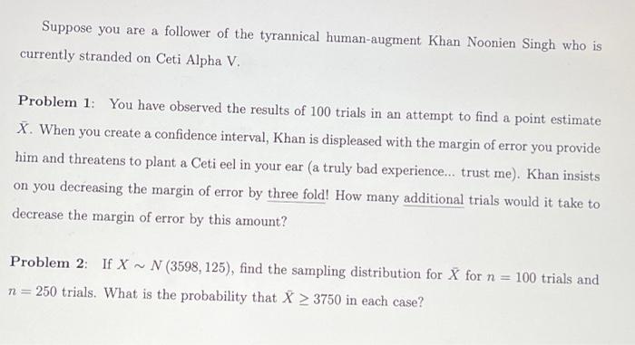 Solved Suppose you are a follower of the tyrannical | Chegg.com