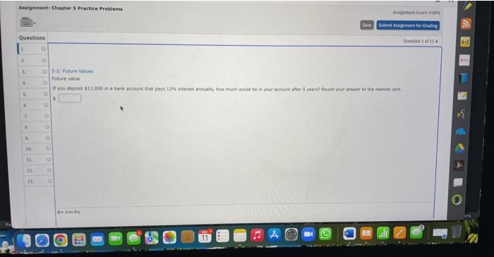 Solved Assignment: Chapter 5 Practice Problens Questions | Chegg.com