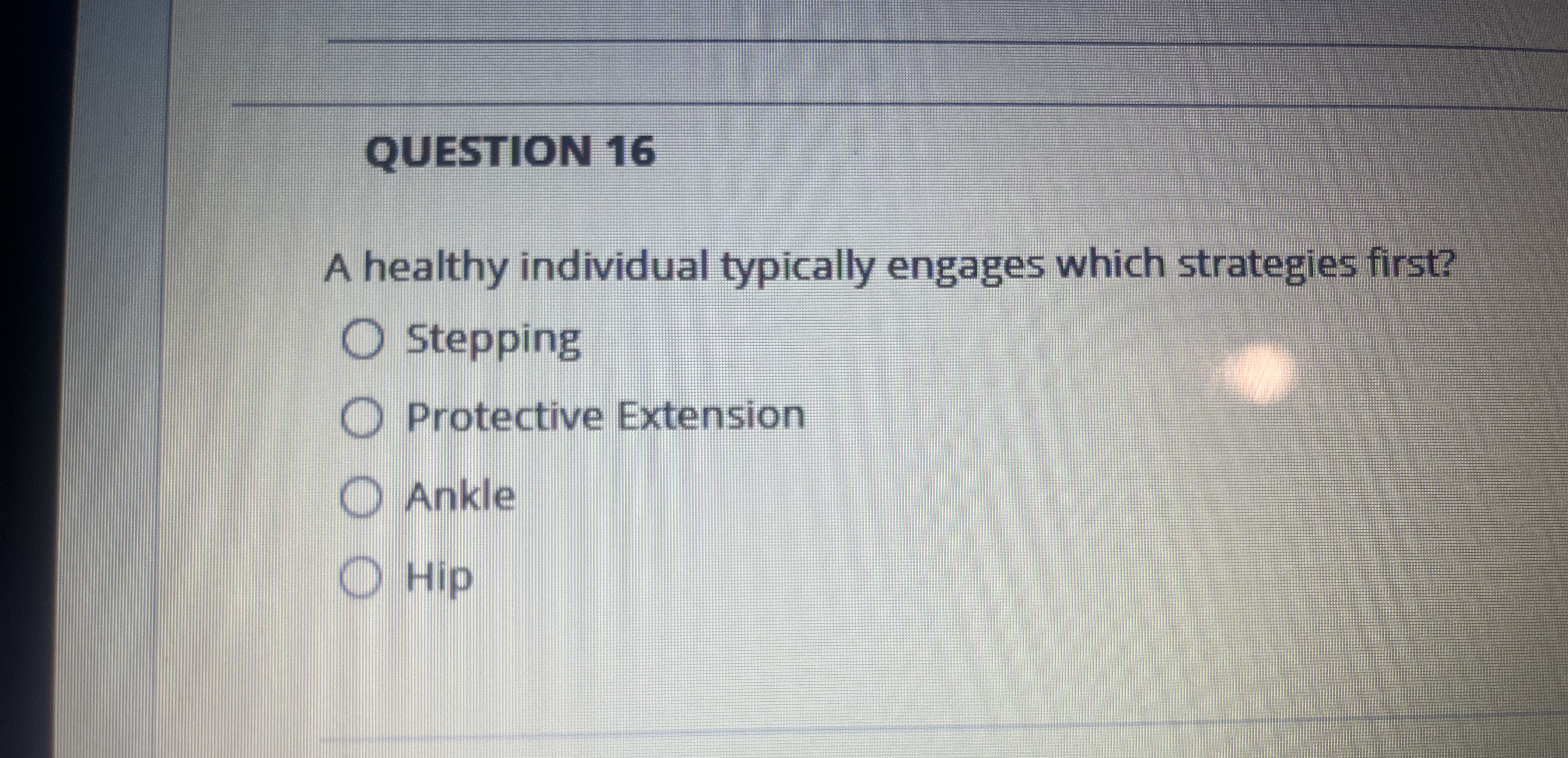 Solved QUESTION 16A healthy individual typically engages | Chegg.com