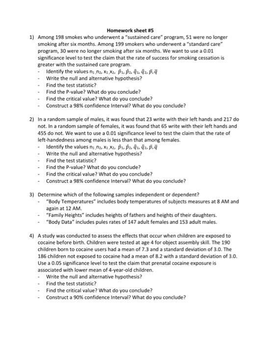 Solved Homework Sheet #4 1) A data set includes birth | Chegg.com