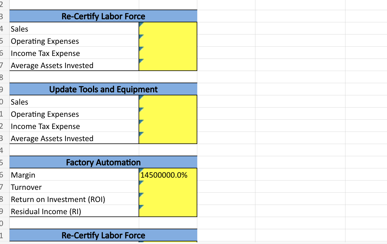 solve using excel formulaGenmure Corporation is | Chegg.com