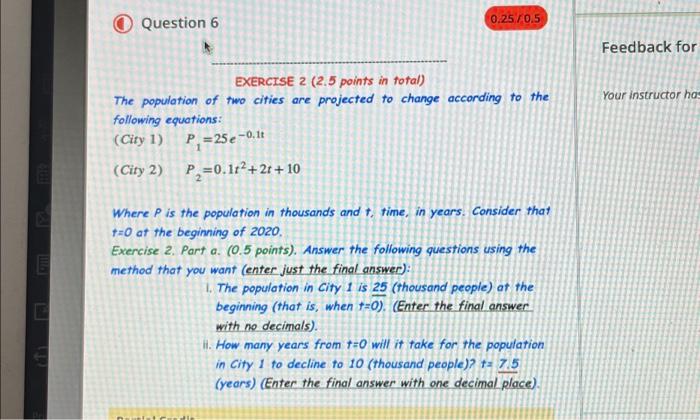 Solved FAIR Pril Question 6 EXERCISE 2 (2.5 points in total) | Chegg.com