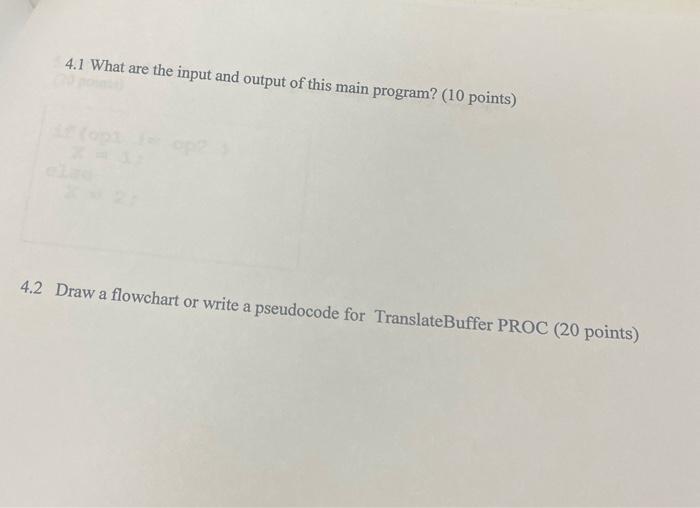 Solved 4. Read the following Assembly combined programs | Chegg.com