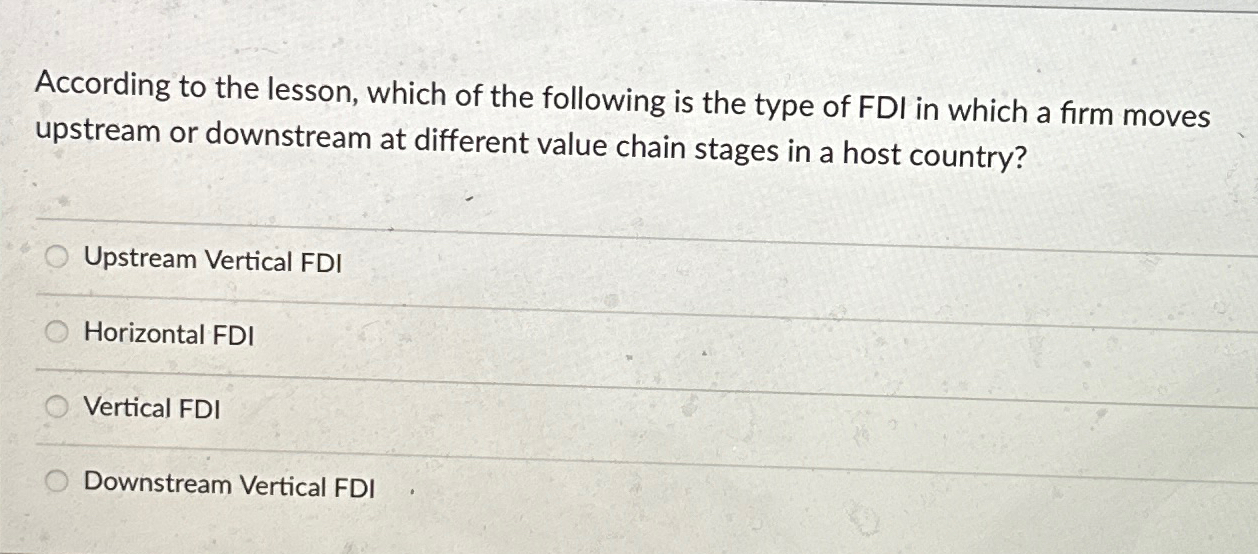 Solved According to the lesson, which of the following is | Chegg.com
