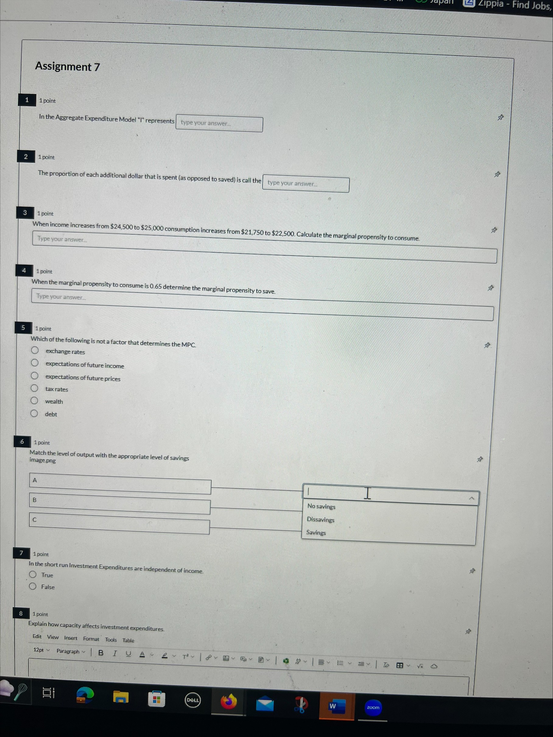 Solved please help solve, only one attempt it is for macro | Chegg.com