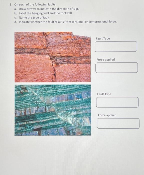 Solved 1.- Label the components and the three types of | Chegg.com
