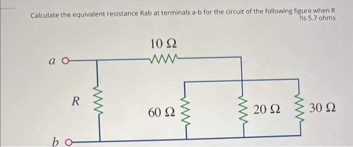 Solved Calculate the equivalent resistance Rab at terminals | Chegg.com