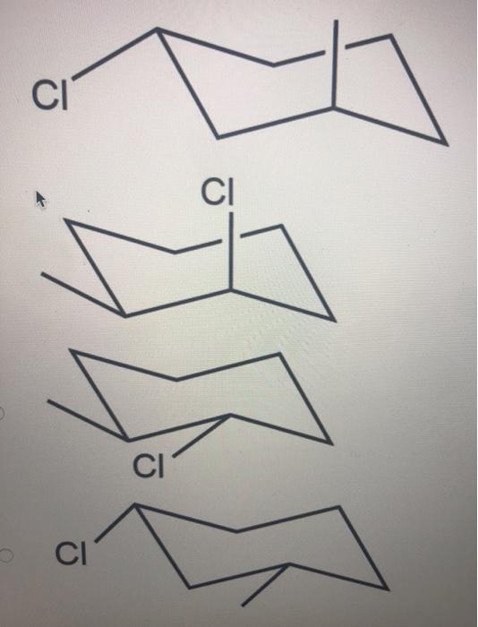 Solved Consider the chair conformation of trans-1-chloro-3- | Chegg.com