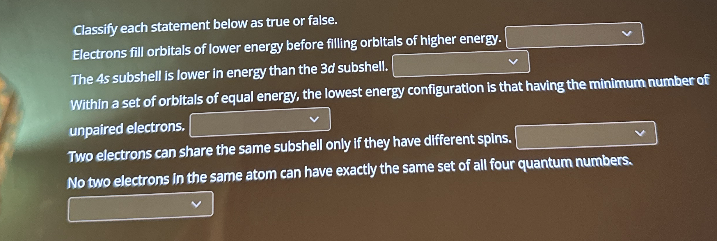 Solved Classify each statement below as true or | Chegg.com