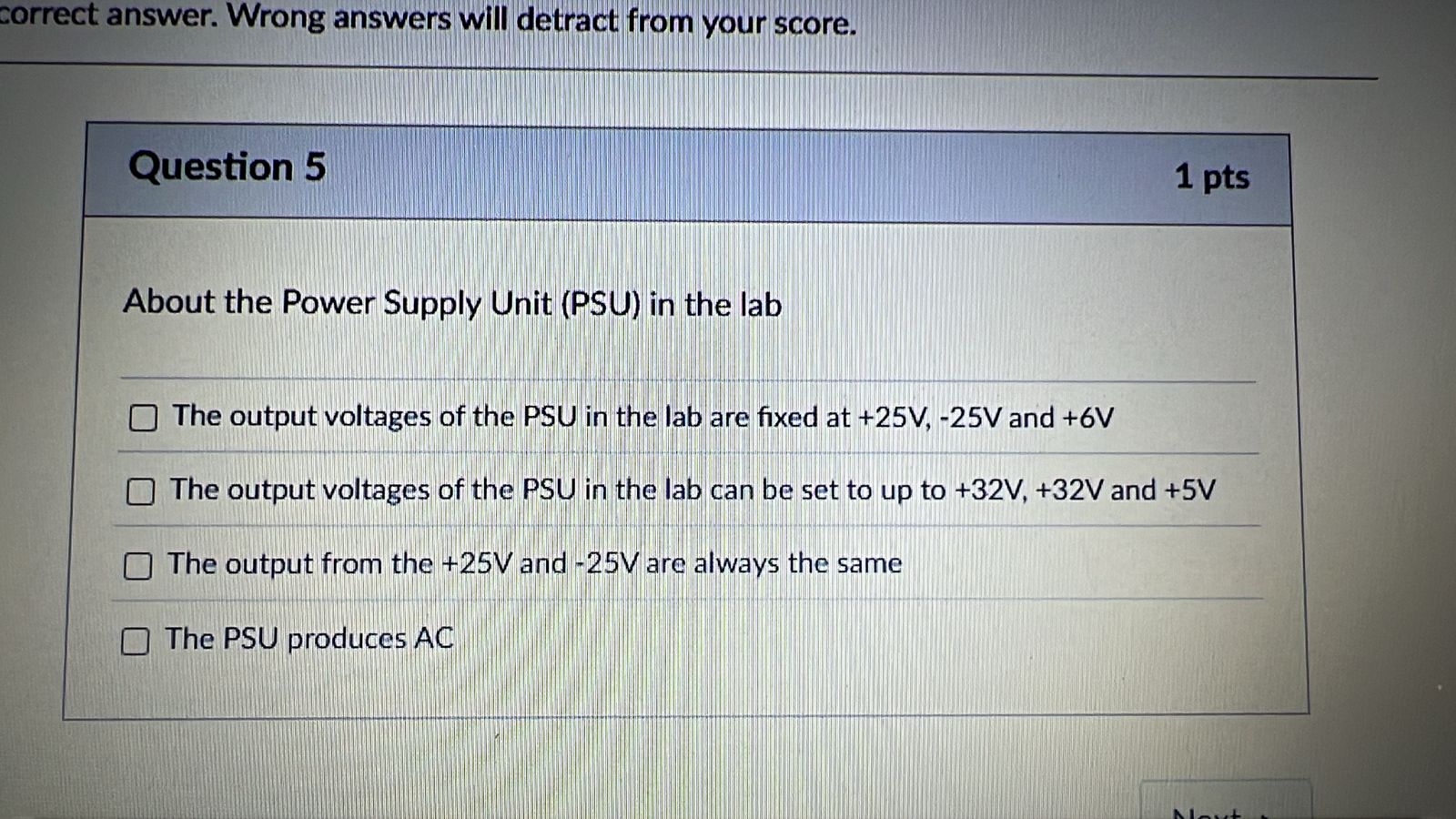 Solved Question 5About the Power Supply Unit (PSU) ﻿in the | Chegg.com
