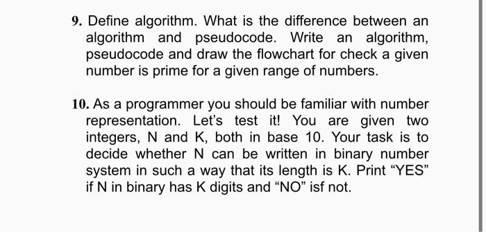 Solved 6. Take 10 integer inputs from user and store them in | Chegg.com