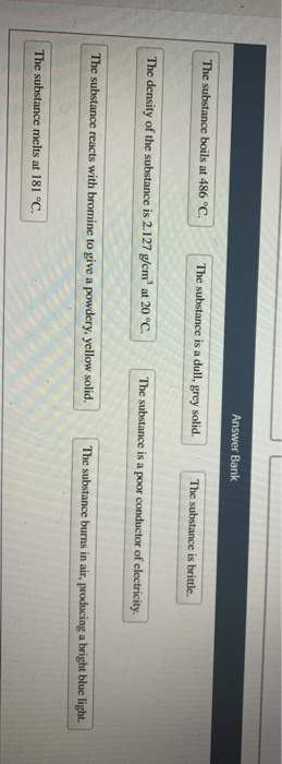 Solved In attempting to characterize an unknown substance, a | Chegg.com