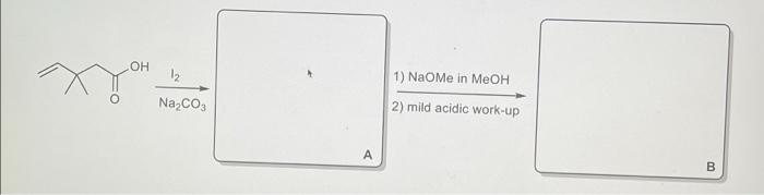 Solved OH 1) NaOme in MeOH Na2CO3 2) mild acidic work-up А | Chegg.com