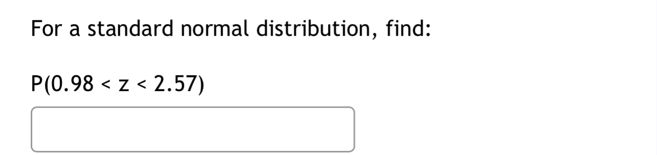For a standard normal distribution, find: | Chegg.com