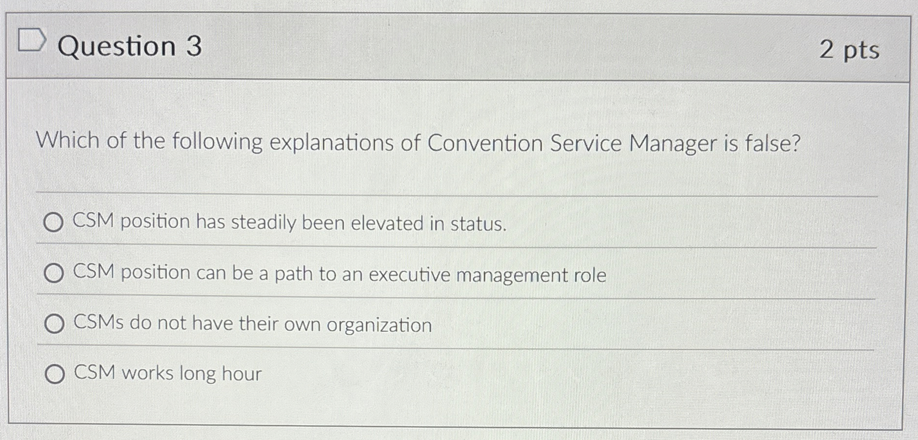 Solved Question 3Which of the following explanations of | Chegg.com
