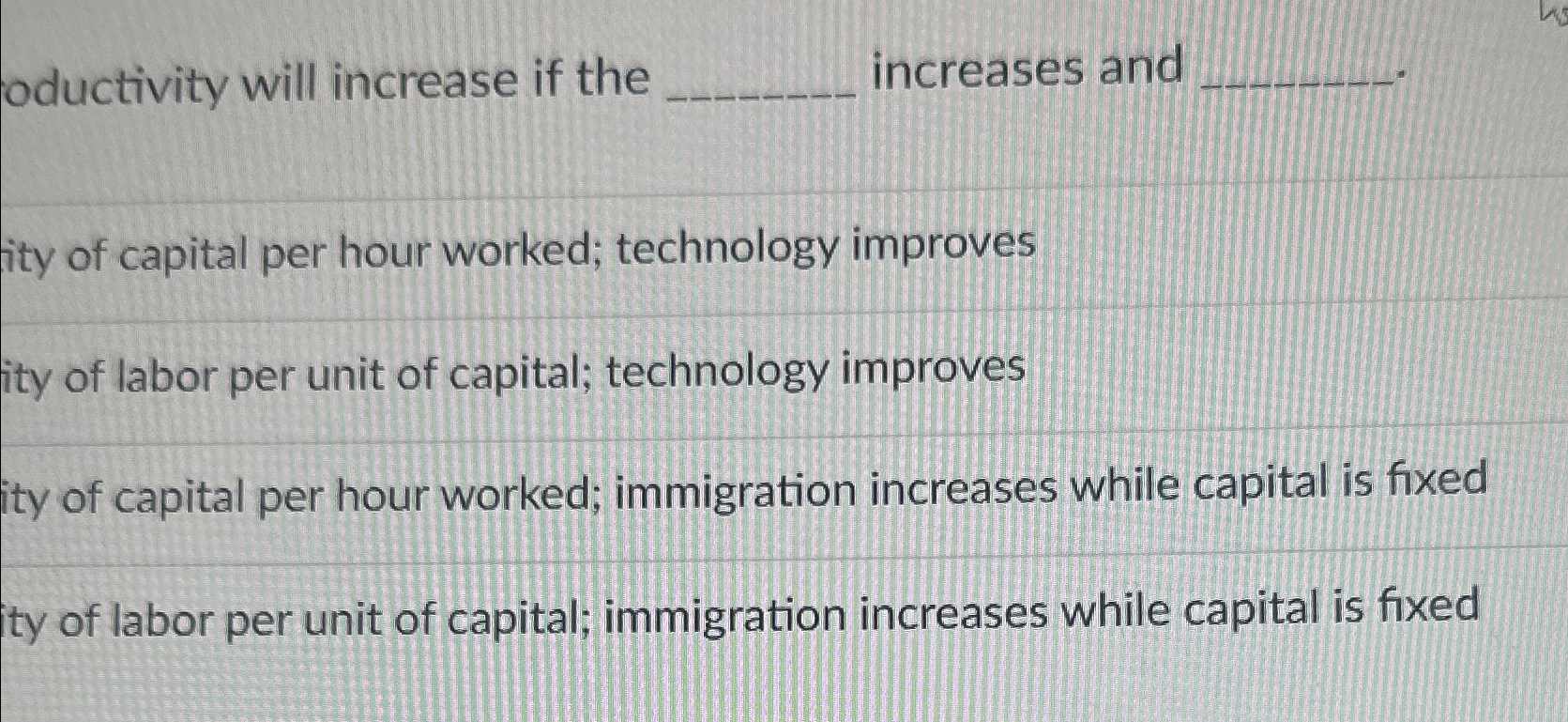 Solved oductivity will increase if the increases andity of | Chegg.com
