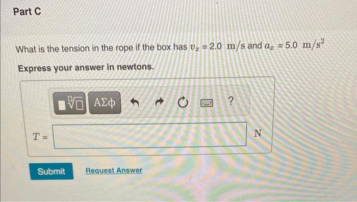 Solved A horizontal rope is tied to a 30 kg box on | Chegg.com