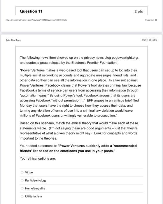 Question 11 2 pts Netpune | Chegg.com