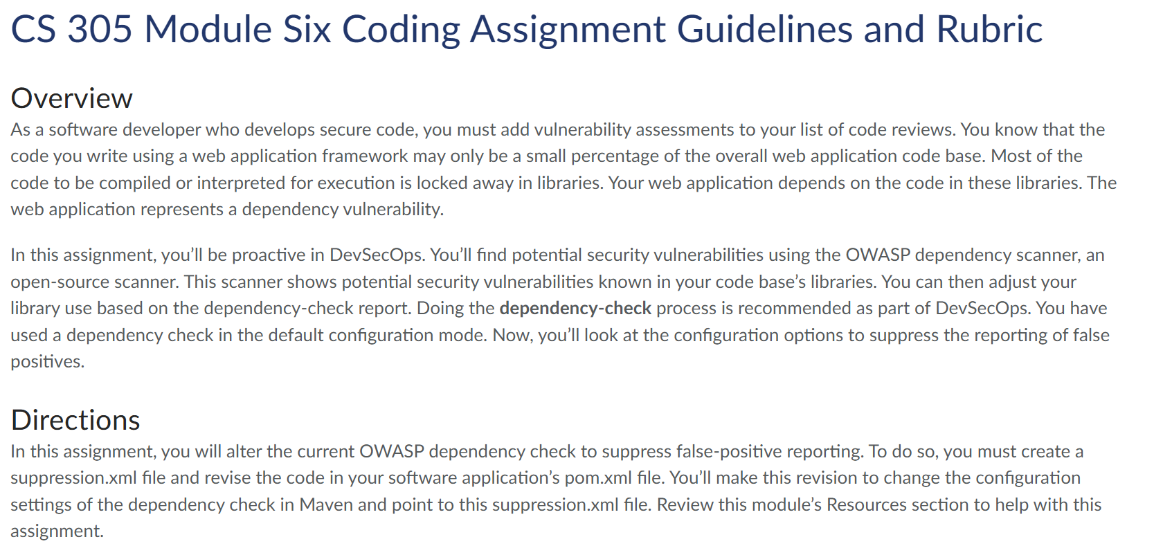 Solved Cs 305 ﻿module Six Coding Assignment Guidelines And