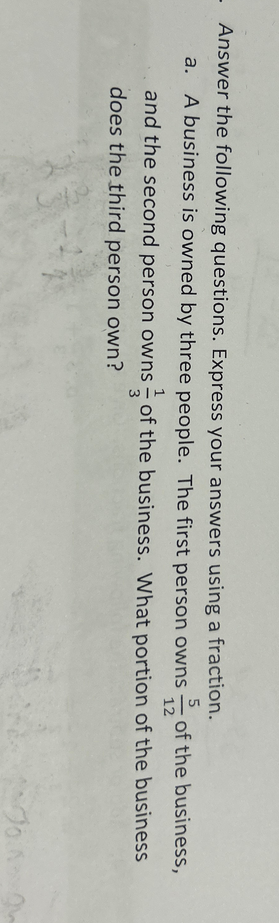 Solved Answer the following questions. Express your answers | Chegg.com