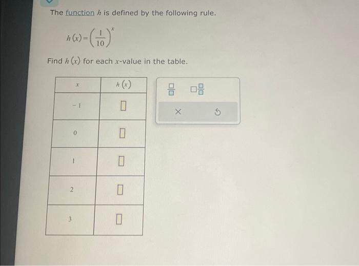 Solved Fill in the table using this function rule. f(x)=x+2 | Chegg.com