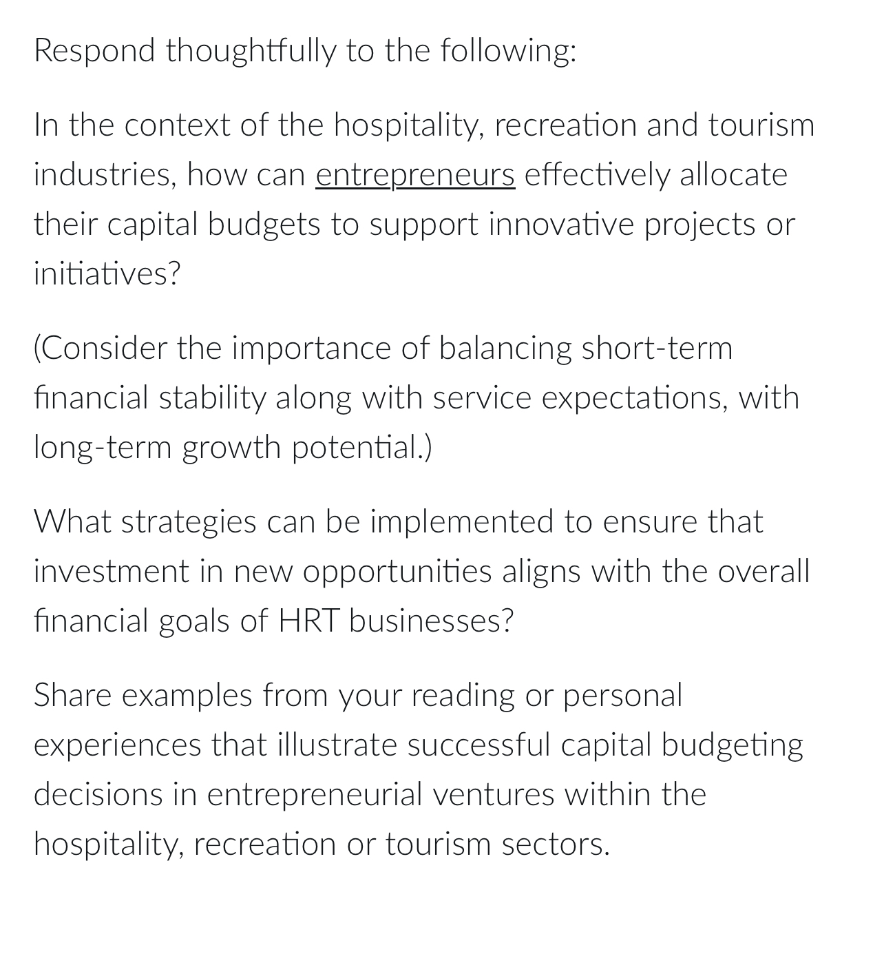 Solved Respond thoughtfully to the following:In the context | Chegg.com