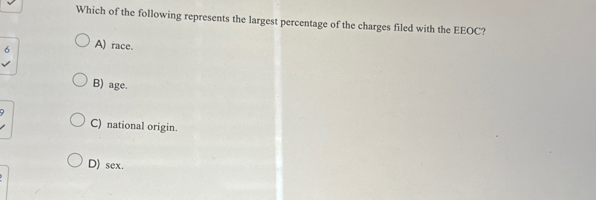 Solved Which of the following represents the largest | Chegg.com