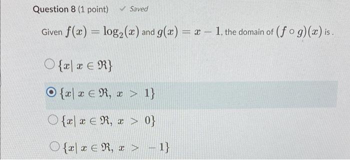 Solved Given f(x)=log2(x) and g(x)=4x, determine (f∘g)(2) | Chegg.com Solved Given f(x)=log2(x) and g(x)=4x, determine (f∘g)(2) | Chegg.com