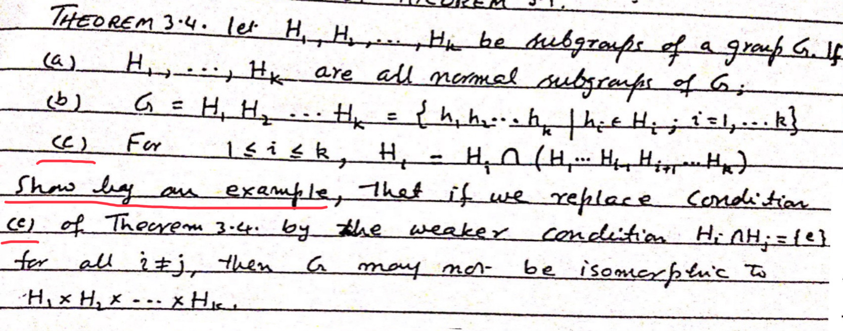 Solved THEOREM 3.4. ﻿ler H1,H2,dots,Hk ﻿be subgraps of a | Chegg.com