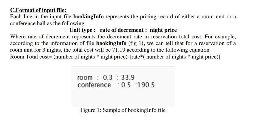 Solved C.Format of input file: Each line in the input file | Chegg.com