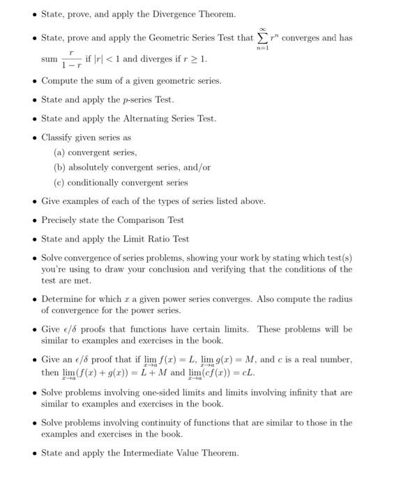 Solved - State, prove, and apply the Divergence Theorem. - | Chegg.com Solved - State, prove, and apply the Divergence Theorem. - | Chegg.com