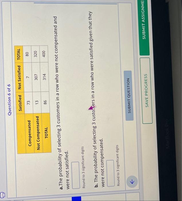 Solved Calculate the desired empirical probabilities | Chegg.com
