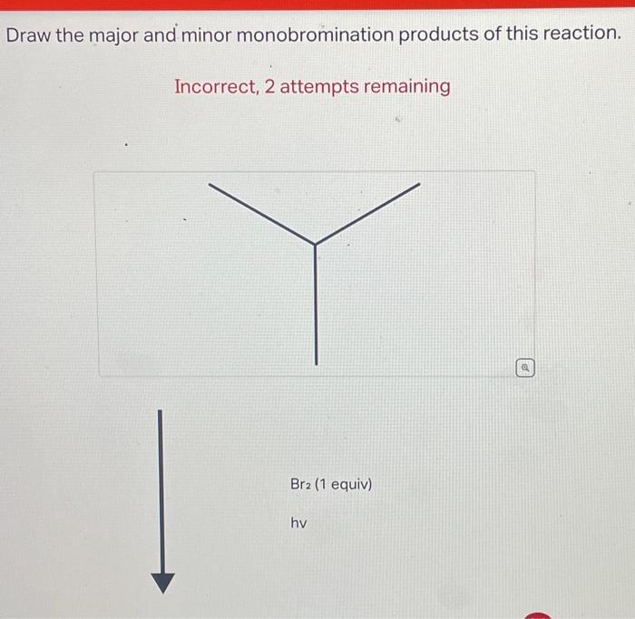 Solved Draw the major and minor monobromination products of | Chegg.com