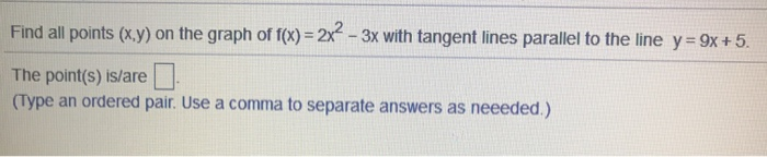 Solved Find all points (x,y) on the graph of f(x) = 2x - 3x | Chegg.com