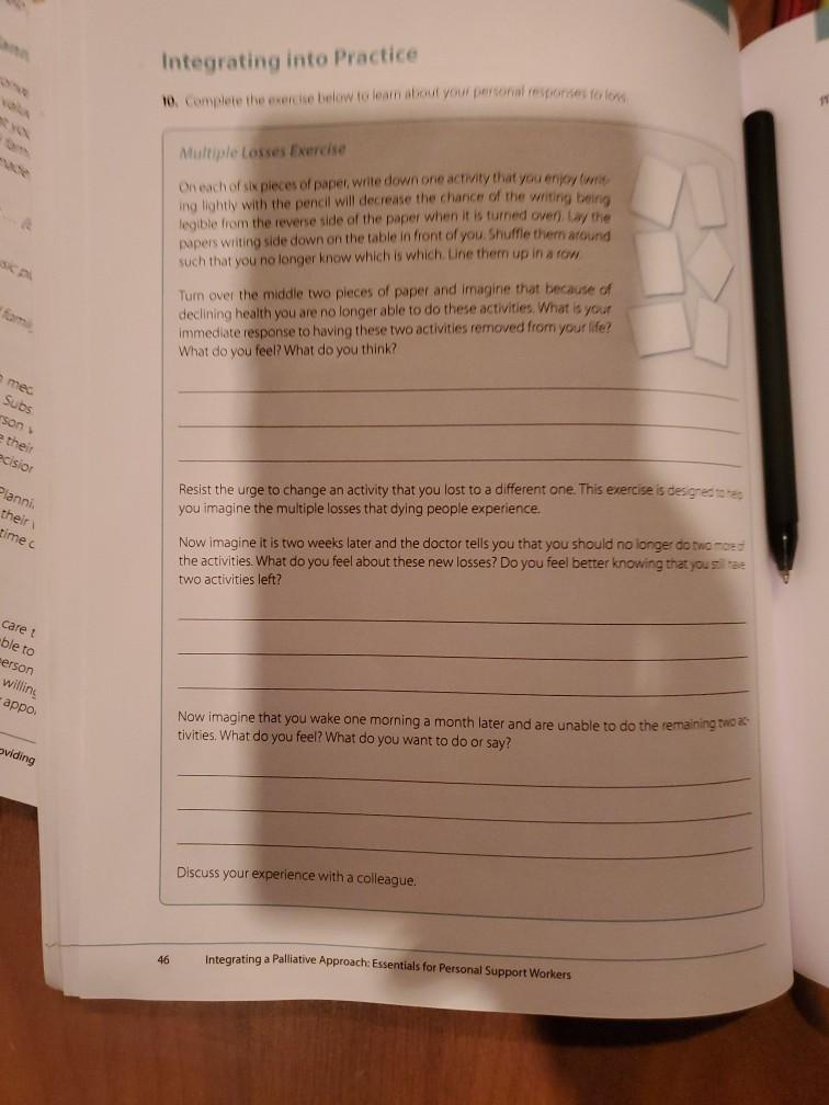 Solved Integrating into Practice 10. Complete the exercise | Chegg.com