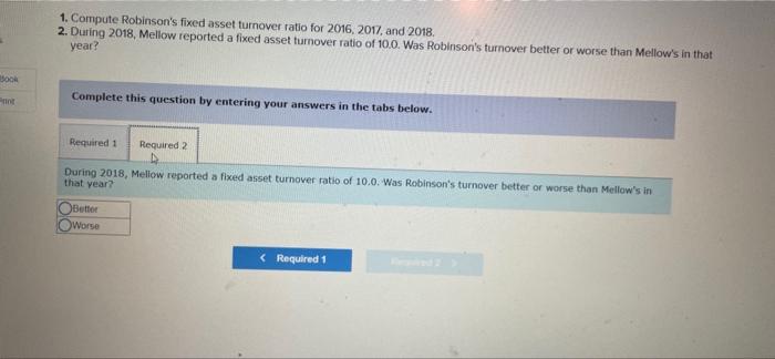 Solved Check my work E9-15 (Algo) Computing and Interpreting | Chegg.com