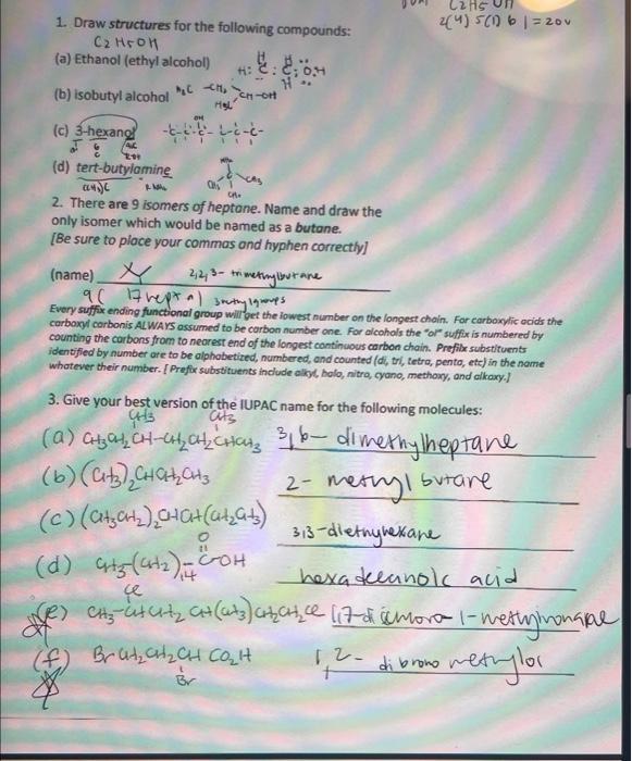 Solved 4. Fill in the blanks. (a) Name an isomer of octane | Chegg.com