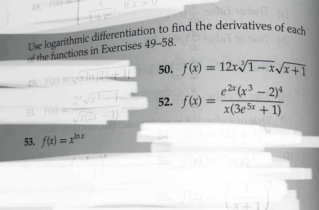 Solved Use logarithmic differentiation to find the | Chegg.com