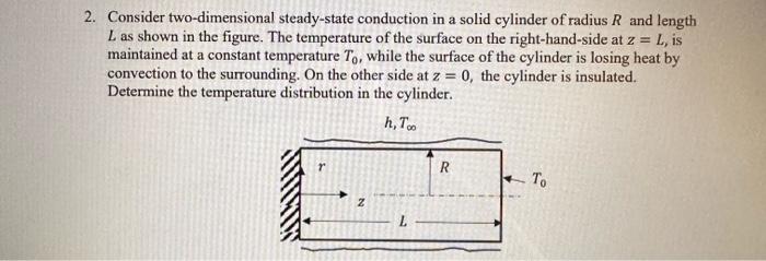 Solved 2. Consider two-dimensional steady-state conduction | Chegg.com