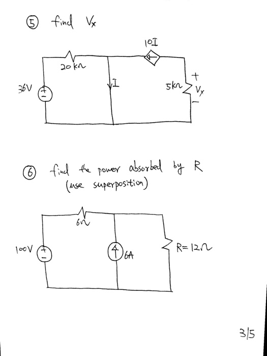 Solved - 0 find Vab lab is open) © 20V Zan 100 v @ find Vab | Chegg.com